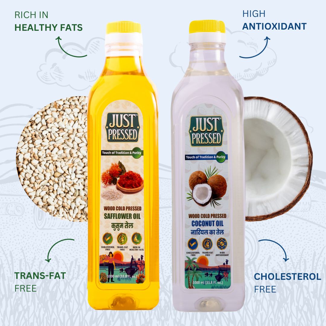 Coconut Safflower Energy Combo – Just Pressed