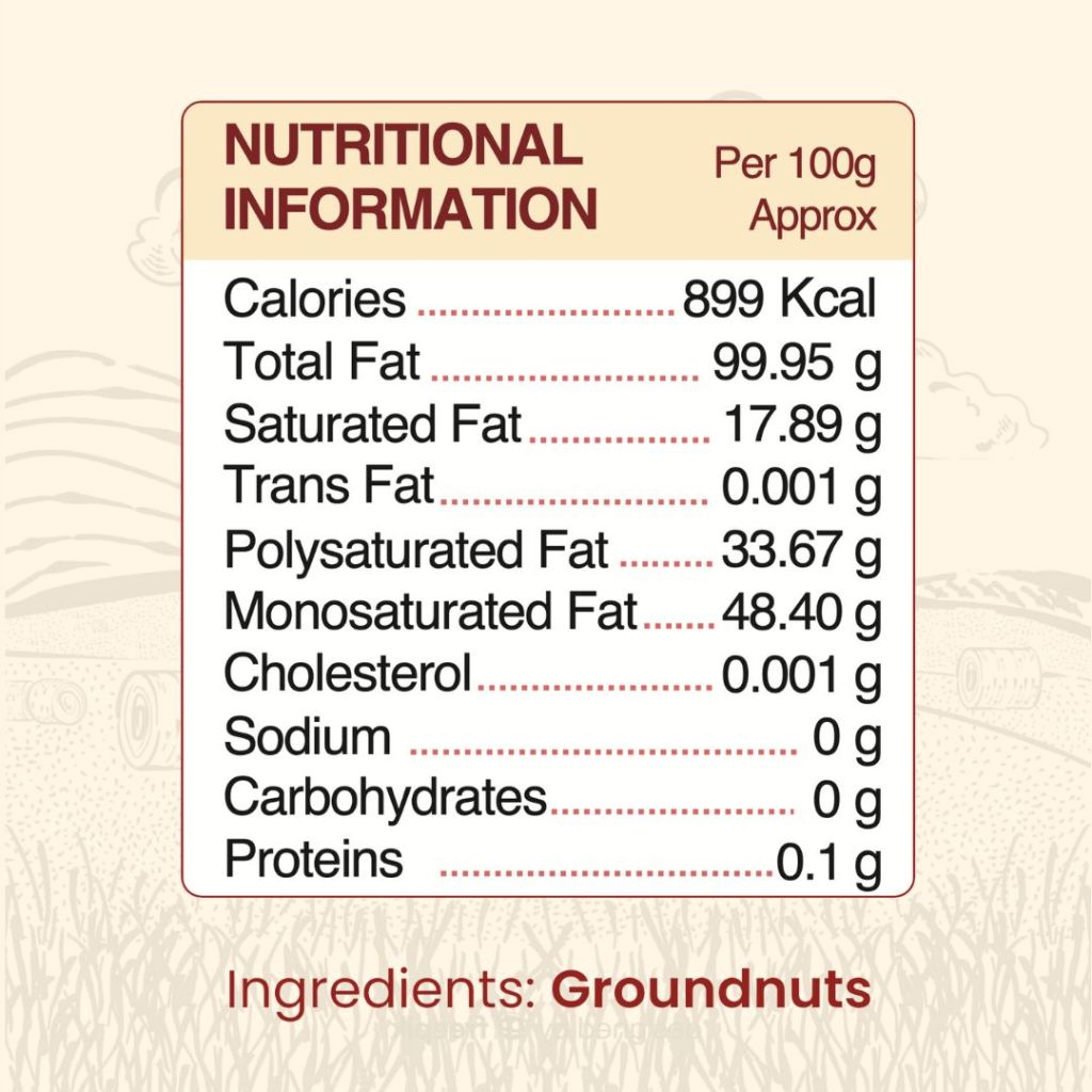 Groundnut Wood Cold Pressed Oil 5 Ltr – Just Pressed